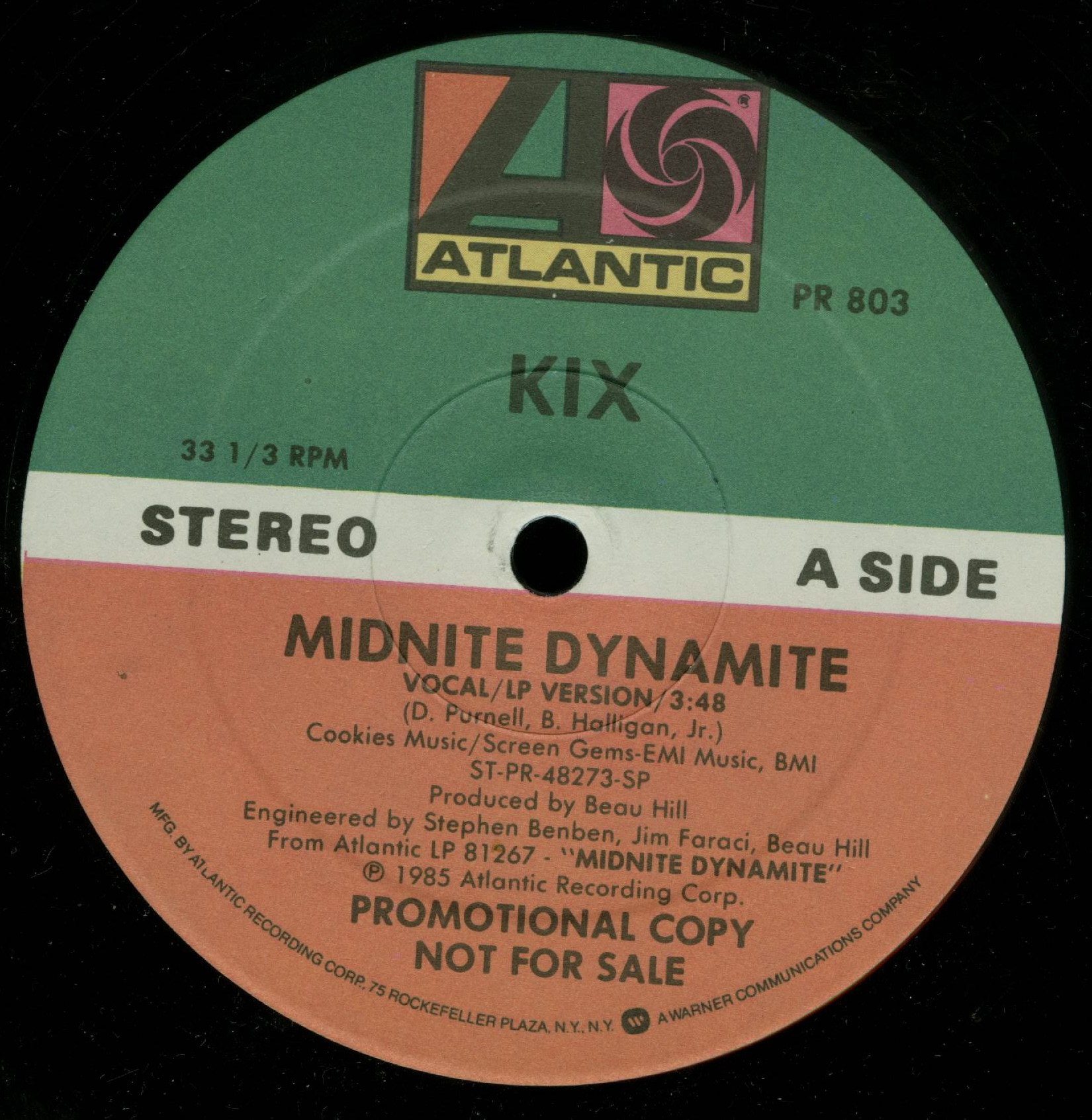Kix Midnite Dynamite 12” Promo