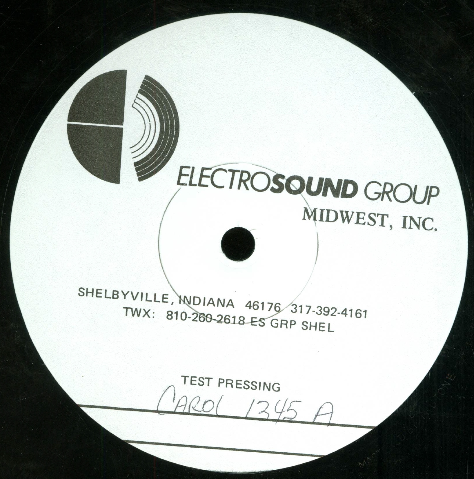 Overkill Fuck You Caroline Test pressing