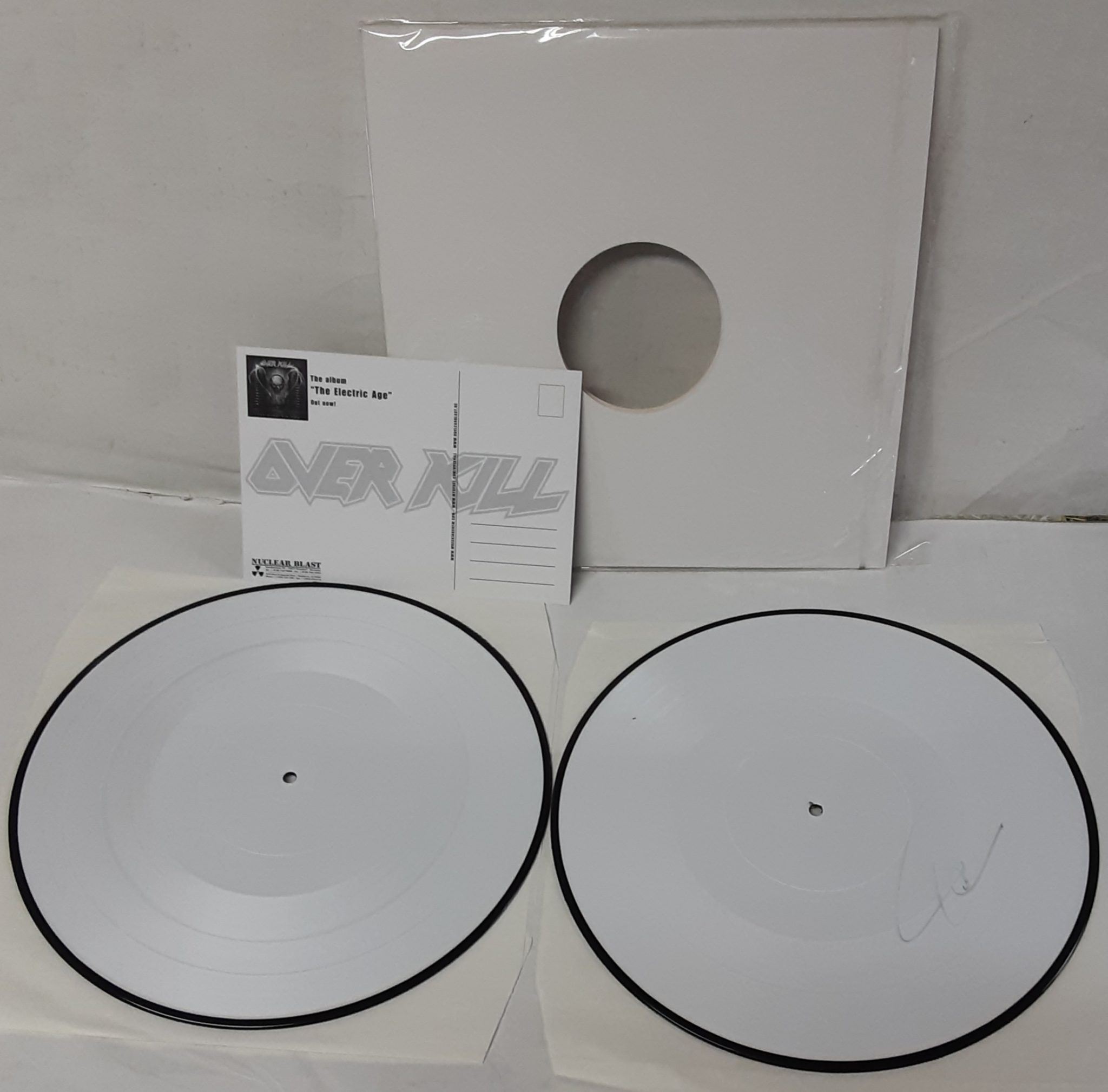 Overkill The Electric Age Picture Disc test pressing